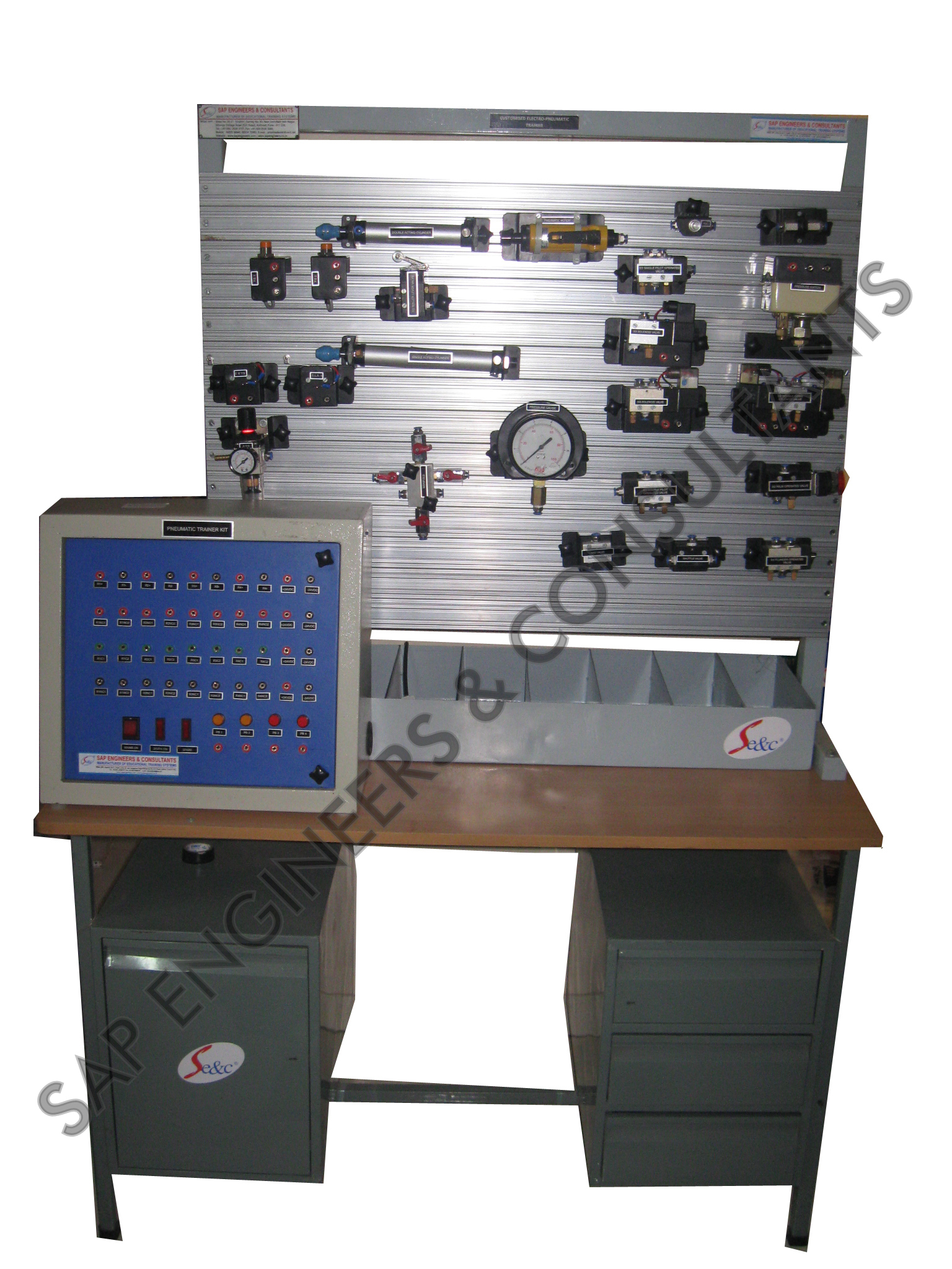 Pneumatic trainer kit price | plc based electro pneumatic trainer ...