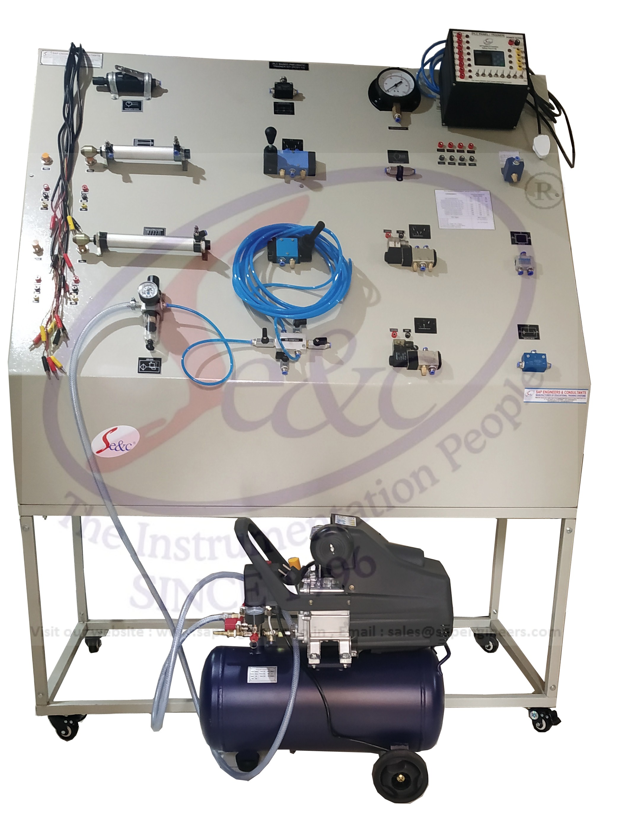 Pneumatic trainer kit price | plc based electro pneumatic trainer ...
