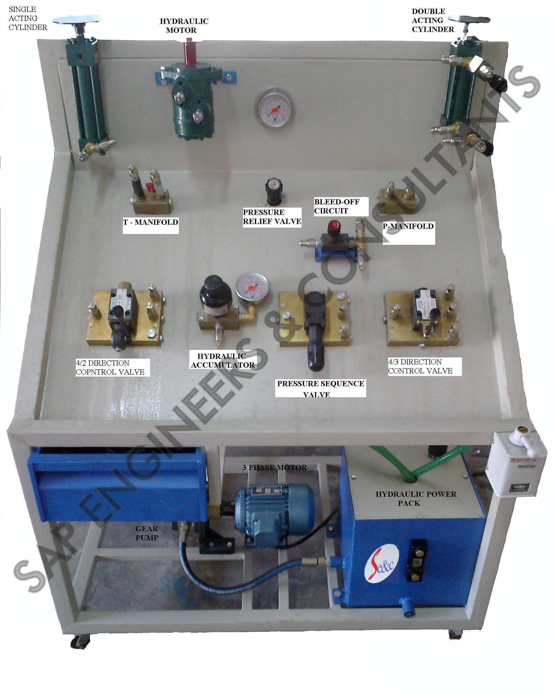 Electro Hydraulic trainer | plc based hydraulic trainer | hydraulic ...